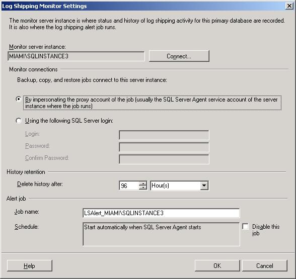 Log Shipping Configuration – SQL Server 2005 – e-Squillace